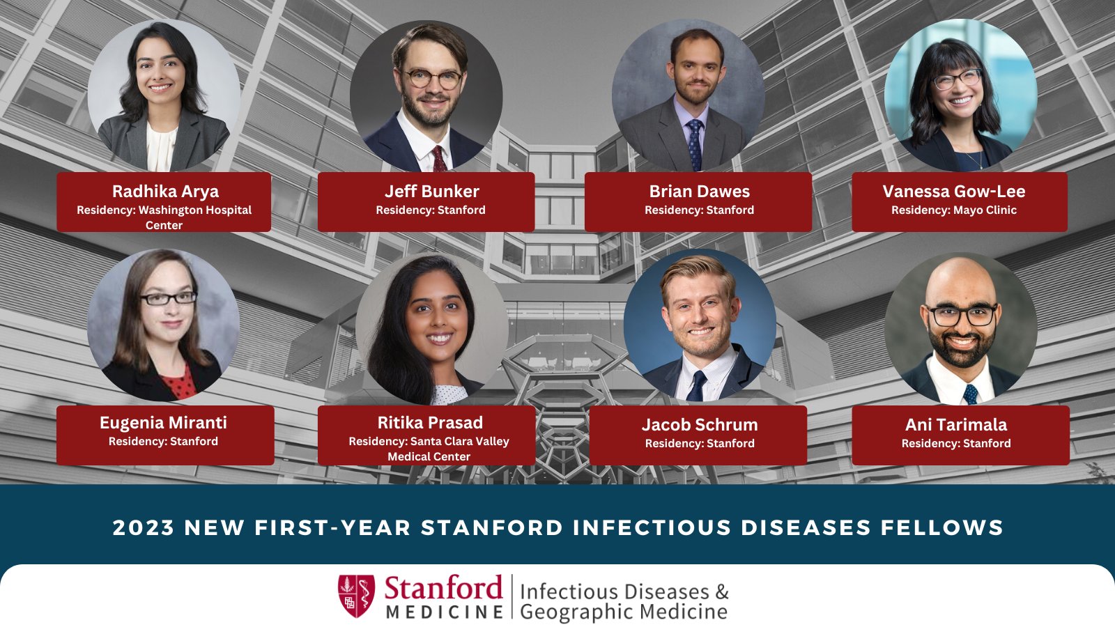 Stanford Infectious Diseases Fellowship on Twitter: "We are so excited to gain such an ...
