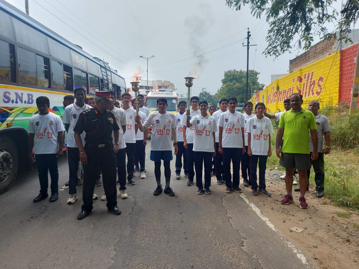 PRO Defence Trivandrum on Twitter: "Day 9 :Unity Flame Run #NCC 450 kms / 3000 kms Velur to ...