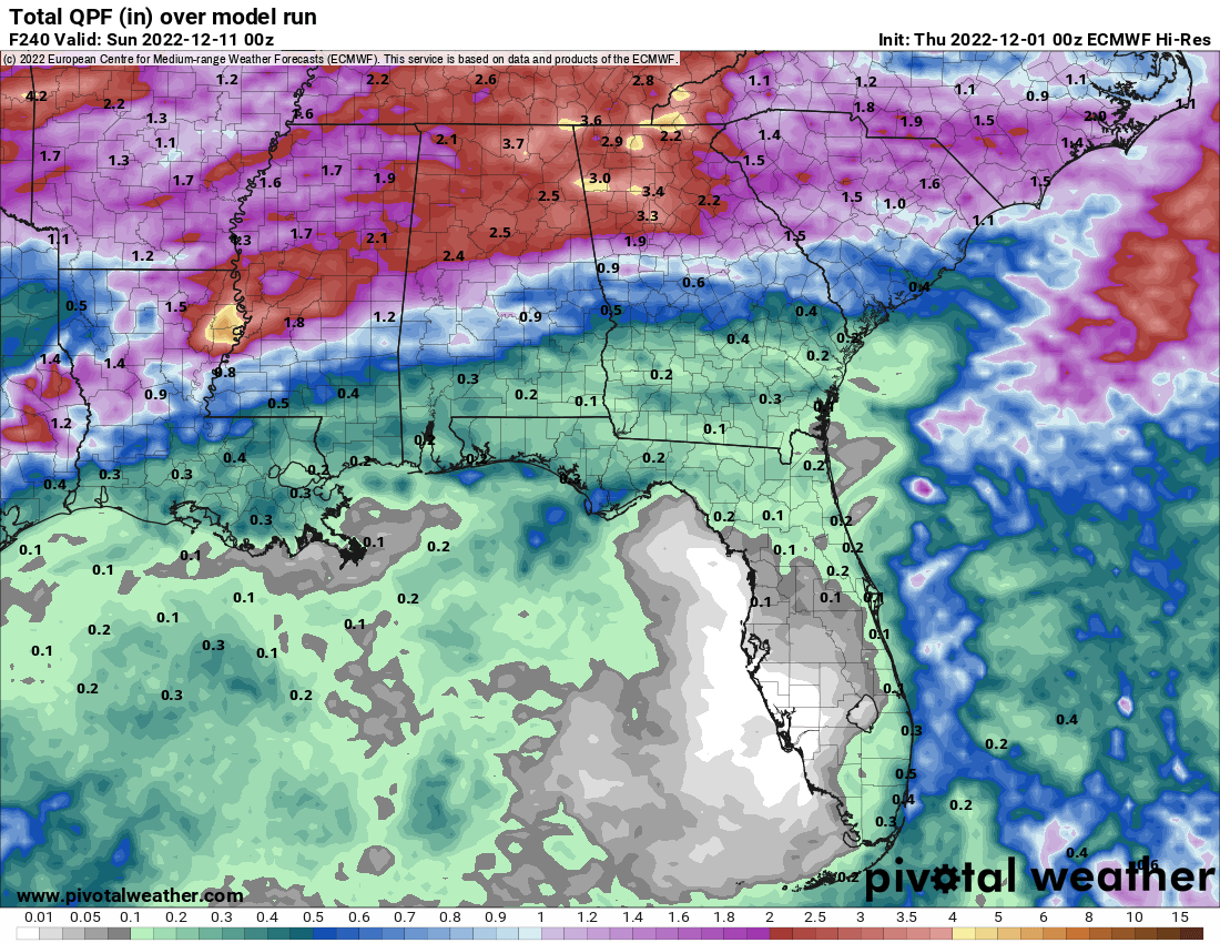 Mild and damp to start December: Southern MS/AL/LA Weather Forecast ...