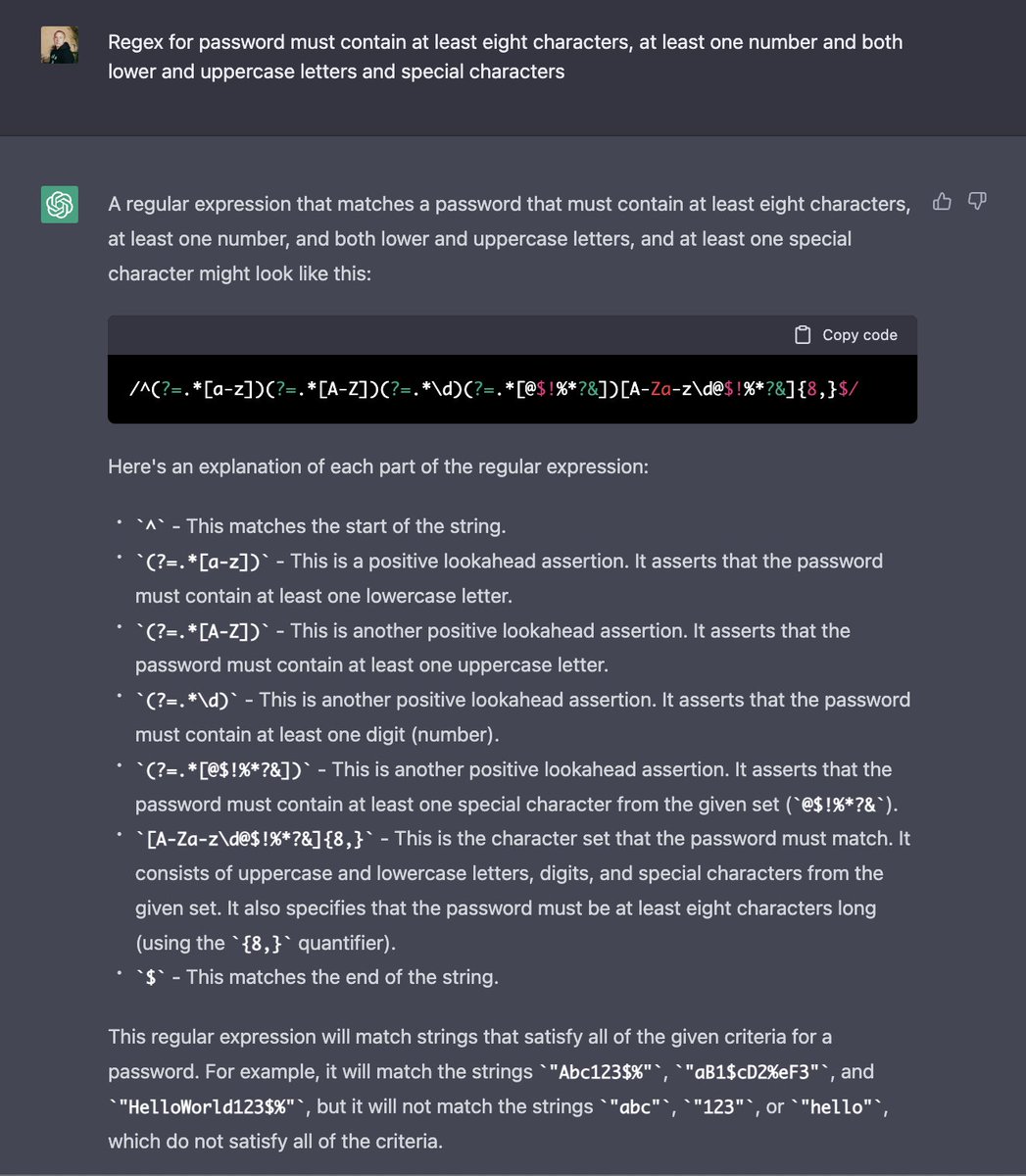 I guess "text to regex" is a thing now? This will save me so much time. - Thread from nader ...