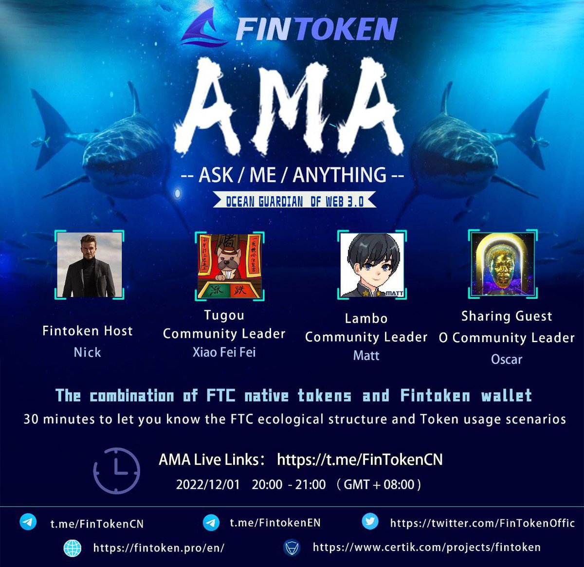 FinToken on Twitter: "🚀🚀🚀 FinToken (FTC) AMA 🧧🧧🧧 1 thousand red packets will be airdropped! 📕 ...