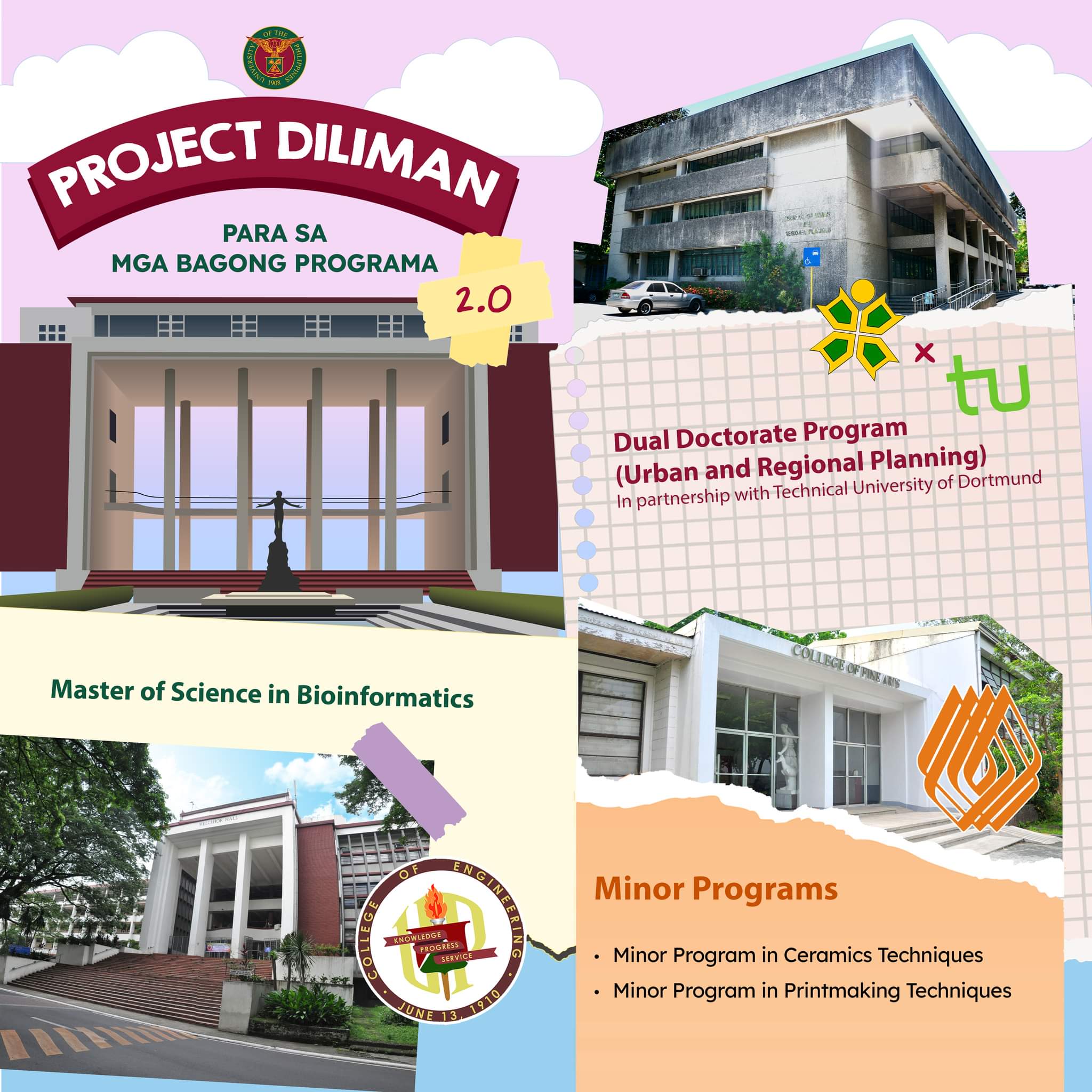 UP Diliman on Twitter: "Inaprubahan kamakailan ang iba pang bagong PhD, master’s, at minor ...