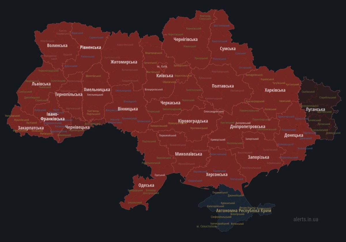 Faytuks News Δ On Twitter Nationwide Air Alert In Ukraine