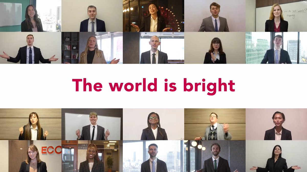 動画NOW on Twitter: "ECC外語学院 のCM 講師動画シリーズ 「世界はかがやく」篇 https://douganow.jp/archives/20221201306669 ...