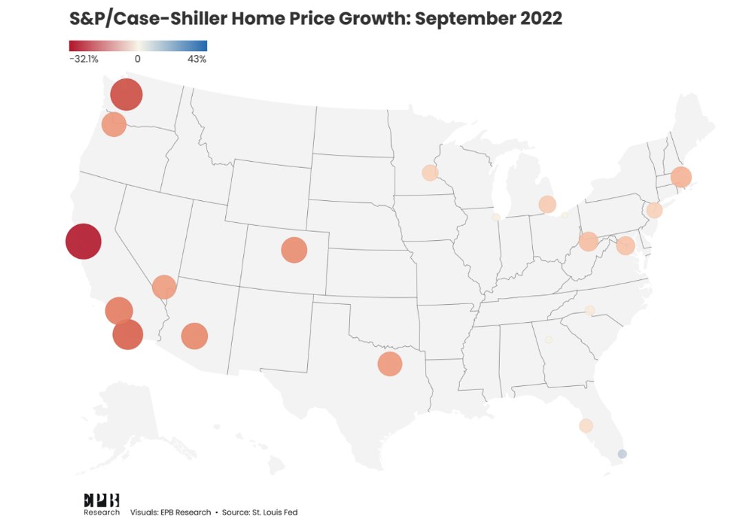 Home prices are falling across the United States. Some areas are seeing ...