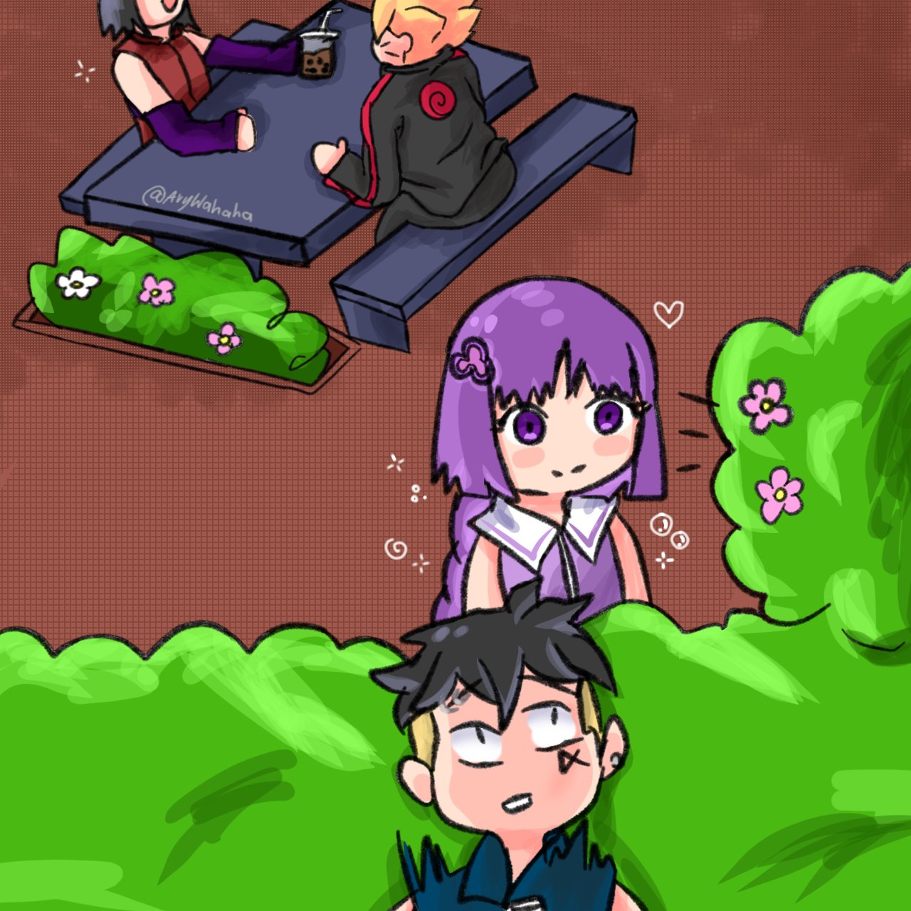 🚀A r y 0w0 on Twitter: "🥗🔩🌸🥀 #BORUTO #BoruSara #sumire #SaradaUchiha # ...