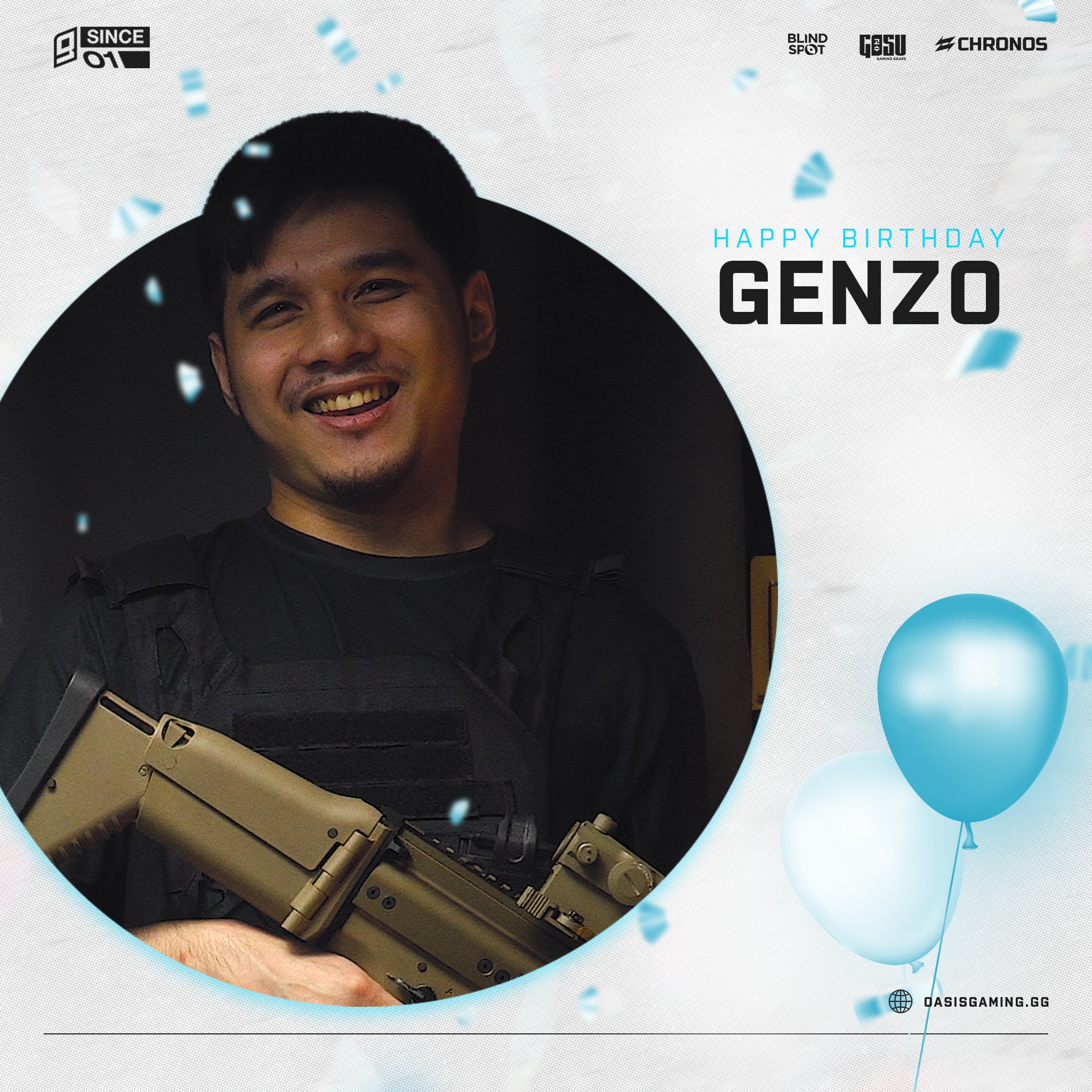 OASIS on Twitter: "Genzo, one of Oasis's core members and cool graphics dude is having his ...