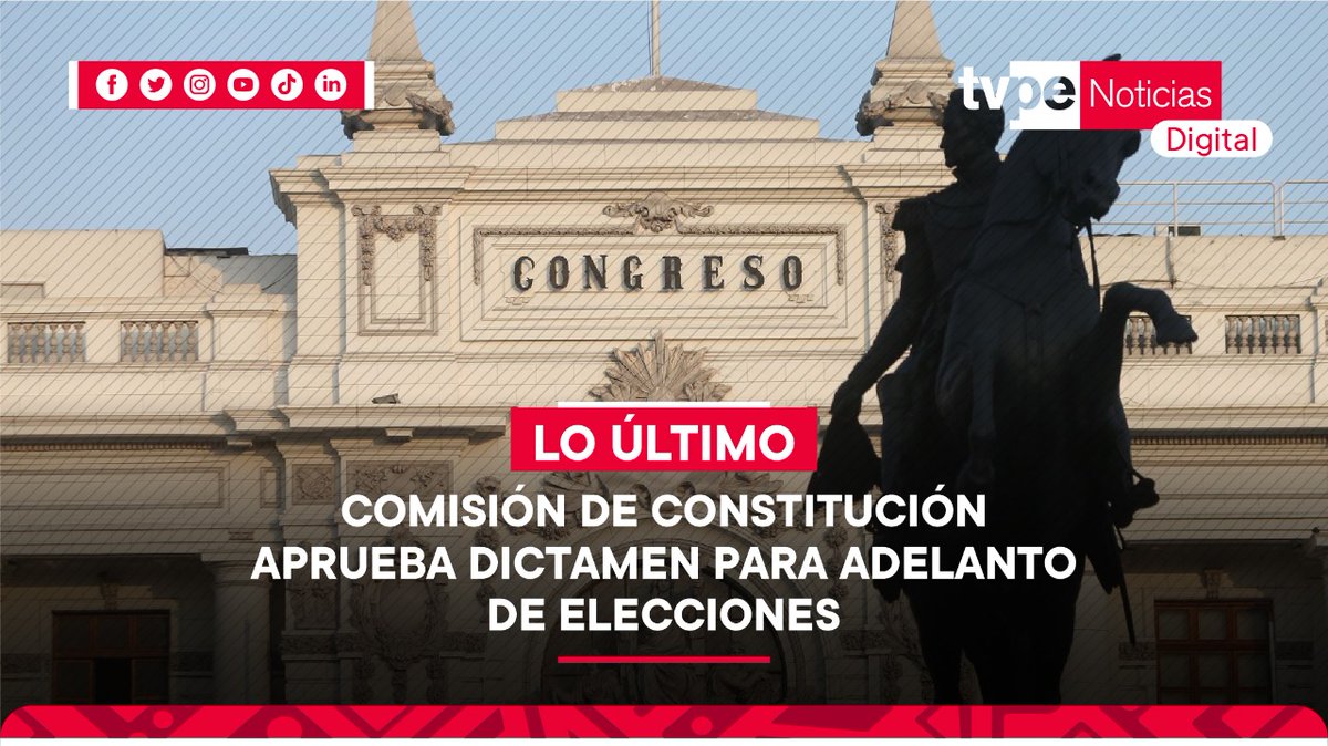 Tvperú Noticias On Twitter 🚨 LoÚltimo Con 11 Votos A Favor 7 En