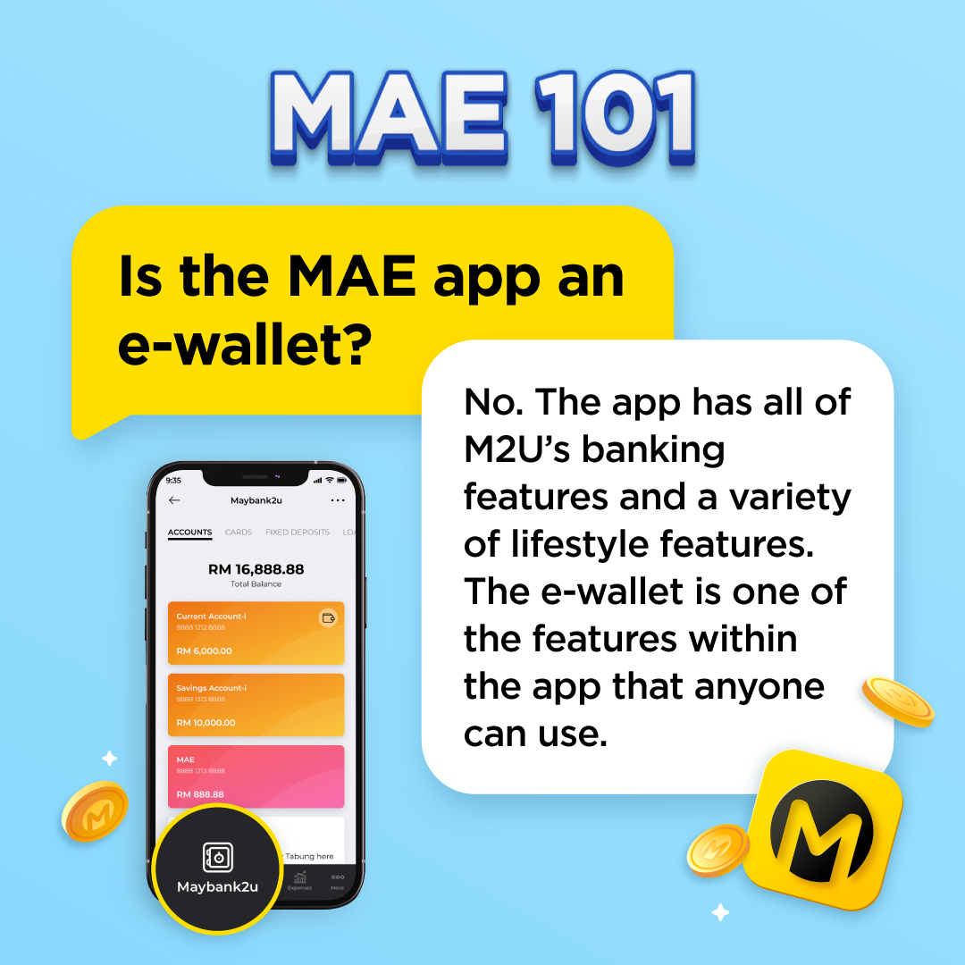 Maybank on Twitter: "The MAE app has all your M2U banking features and beyond. Discover a new ...