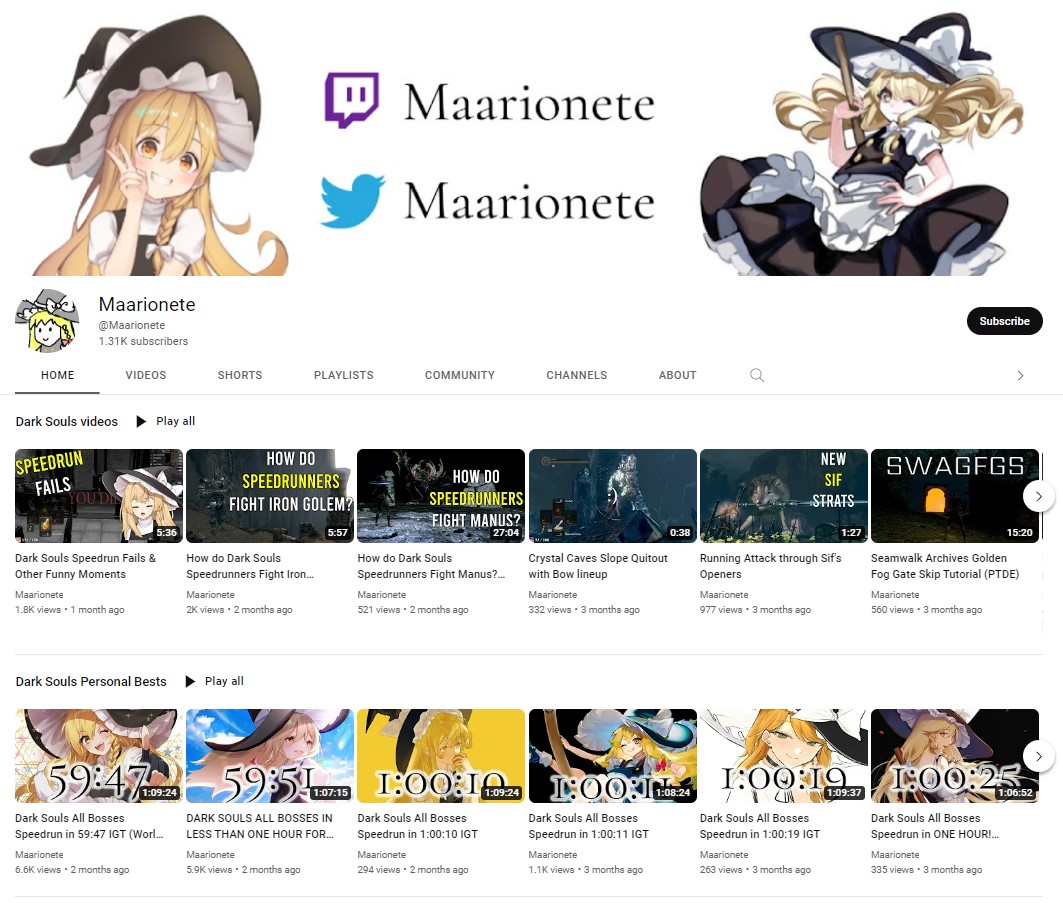 Touhou Hijacks in the Outside World on Twitter: "Submitted by @HellaThickLuigi Maarionete is a ...