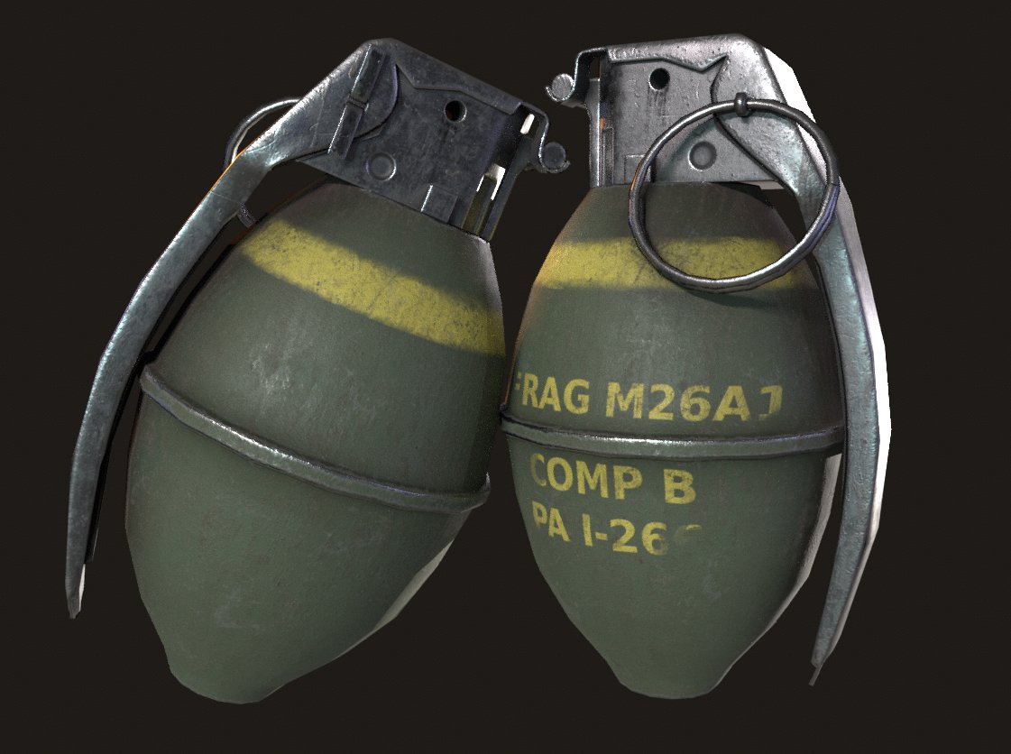 RobloxDev Retweets 🔁 on Twitter: "RT @Zudaran3D: M26 Hand Grenade from the Vietnam War https ...