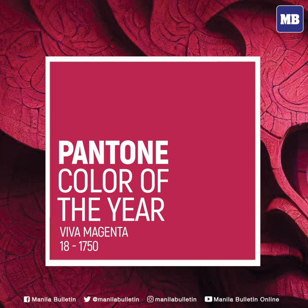 MEET THE COLOR OF THE YEAR 2023 The Pantone Institute has introduced ...