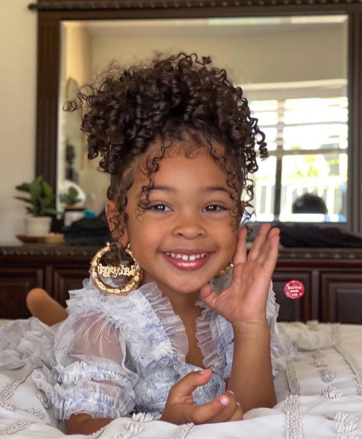 Mixed Babies With Curly Hair