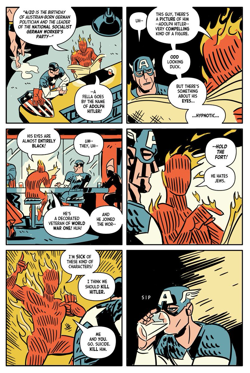 「Norm Macdonald / Jim Hammond learns abou」|Dan Schkadeの漫画