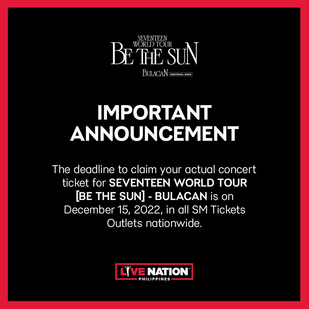 Heads up, Filipino CARATs! SEVENTEEN’s “Be The Sun” concert in Bulacan ...