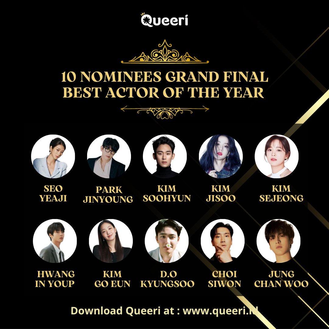 QueeRI on Twitter: " TOP 10 Nominees Best Idol Group & Best Actor Final Round will be opened on ...