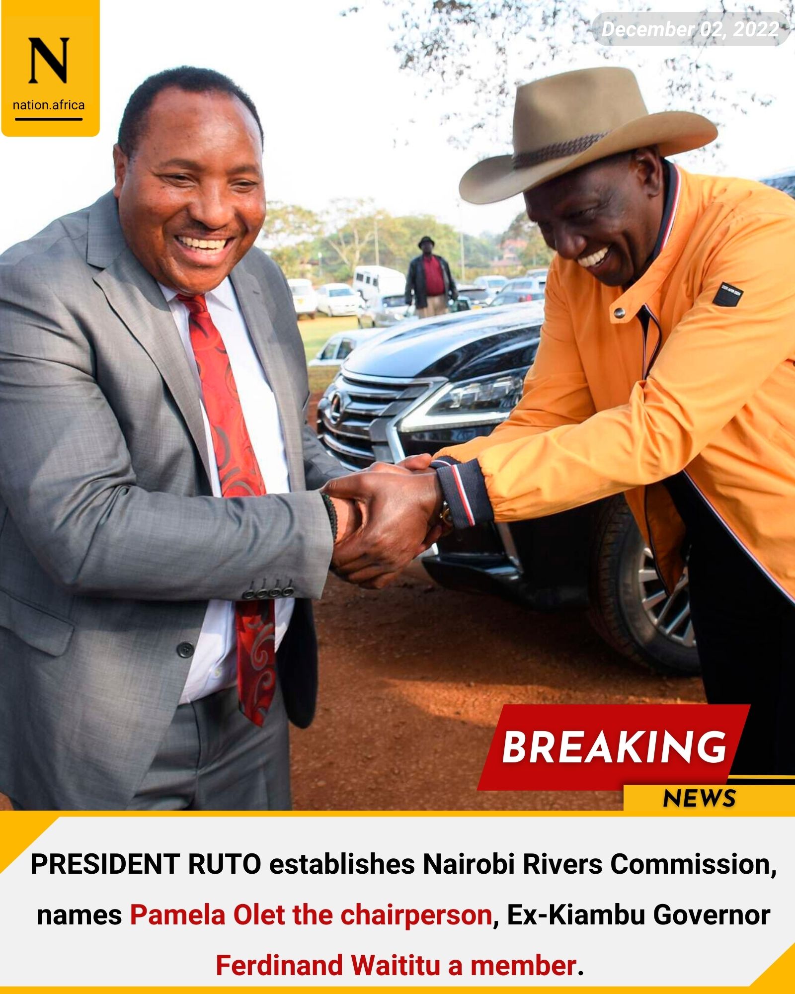 Nation Africa on Twitter: "PRESIDENT RUTO establishes Nairobi Rivers Commission, names Pamela ...