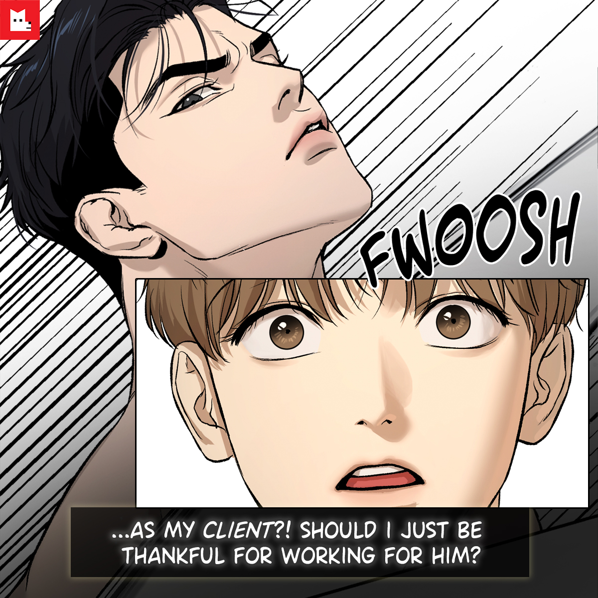 LEZHIN COMICS on Twitter: "💪𝗡𝗘𝗪 𝗕𝗟🥊 Will this boss work his power on me to break free from his ...