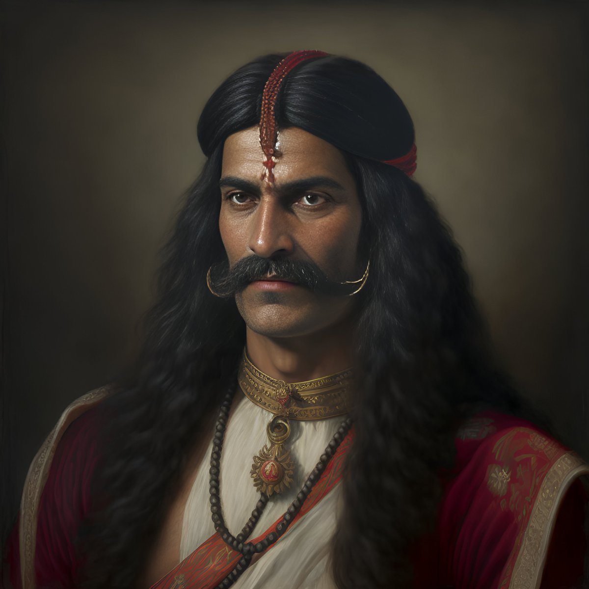 Portait of Maharajadhiraja Lalitaditya Muktapida of the Karkota Dynasty ...