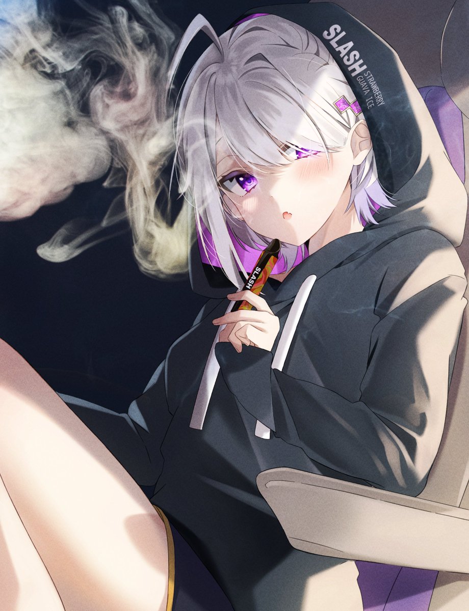 PR】 SLASH様(@VapeSlash)より持ち運びシーシャ(ストロベリー」|真木おいも/oimochanのイラスト