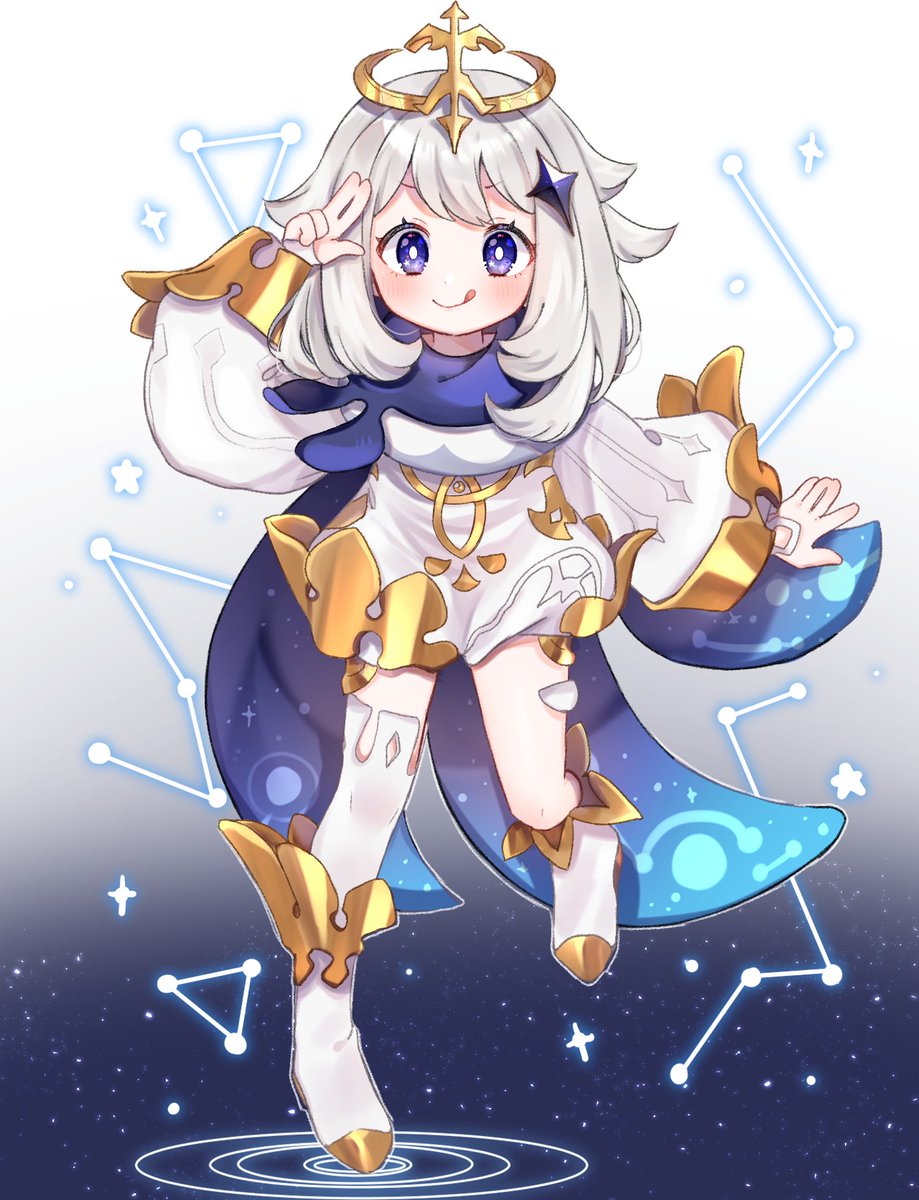 パイモン「原神 Genshinimpactパイモンかわいい 」碧空こはく。のイラスト