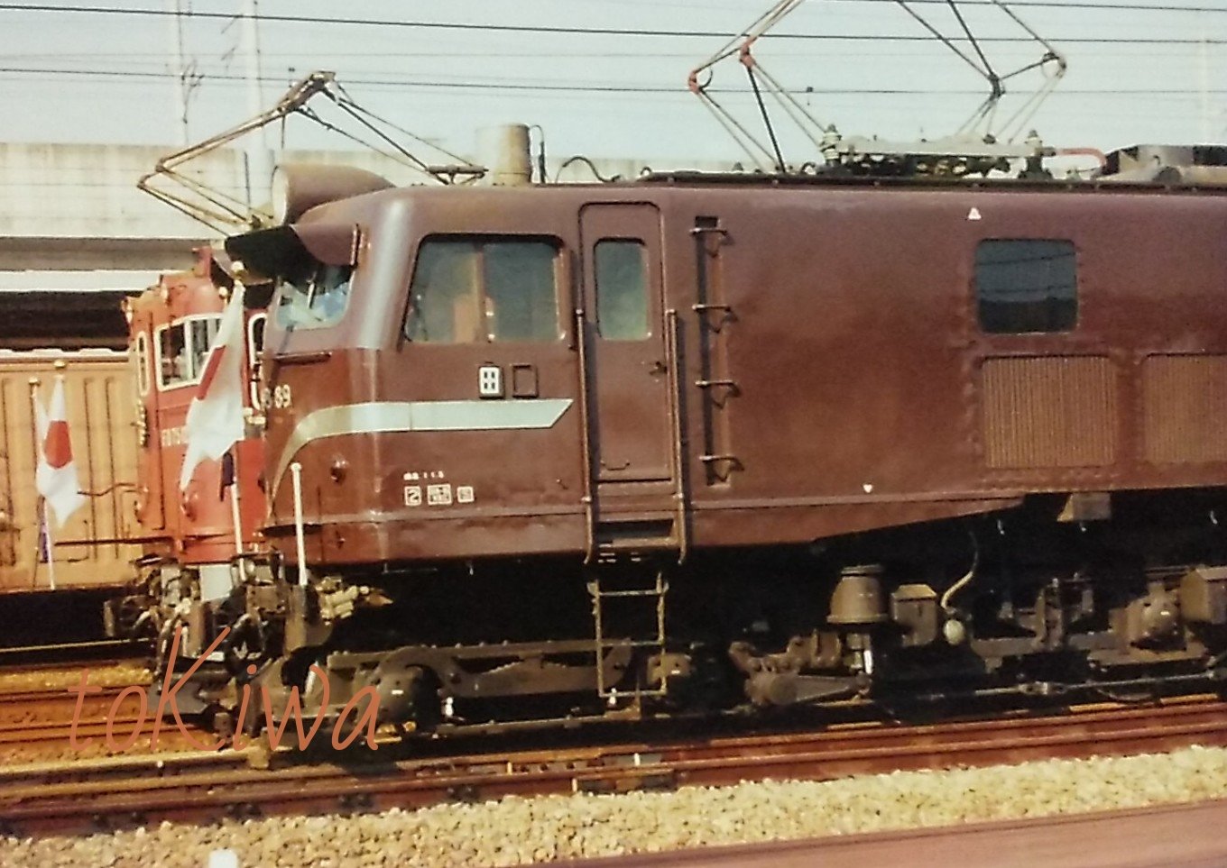 ときわ on Twitter: "1985.3.10日に開催された黒磯機関区公開、ED77-7,EF65-1016.EF58-89,EF80-54,ED75-121等ED75121は前年昭和 ...