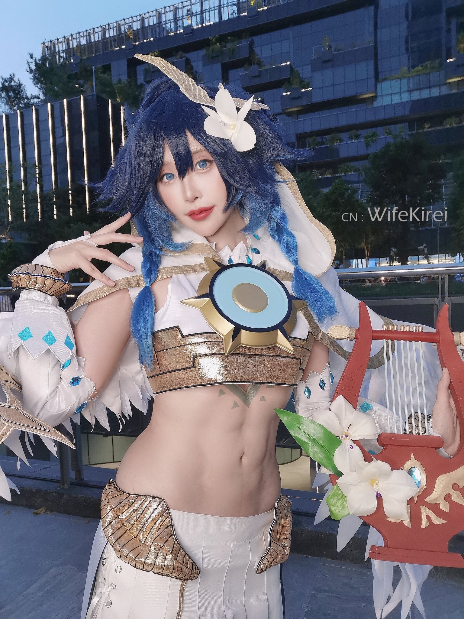 WifeKirei ️ onlyfans 14.14 on Twitter: "Venti - Genshin Impact 🔥 coser - WifeKirei Cosplay https ...