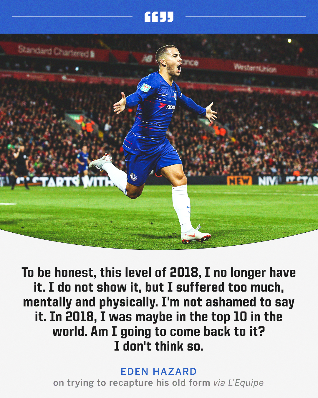 Eden Hazard Inspirational Quotes Eden Hazard Wants To Reach Same Level