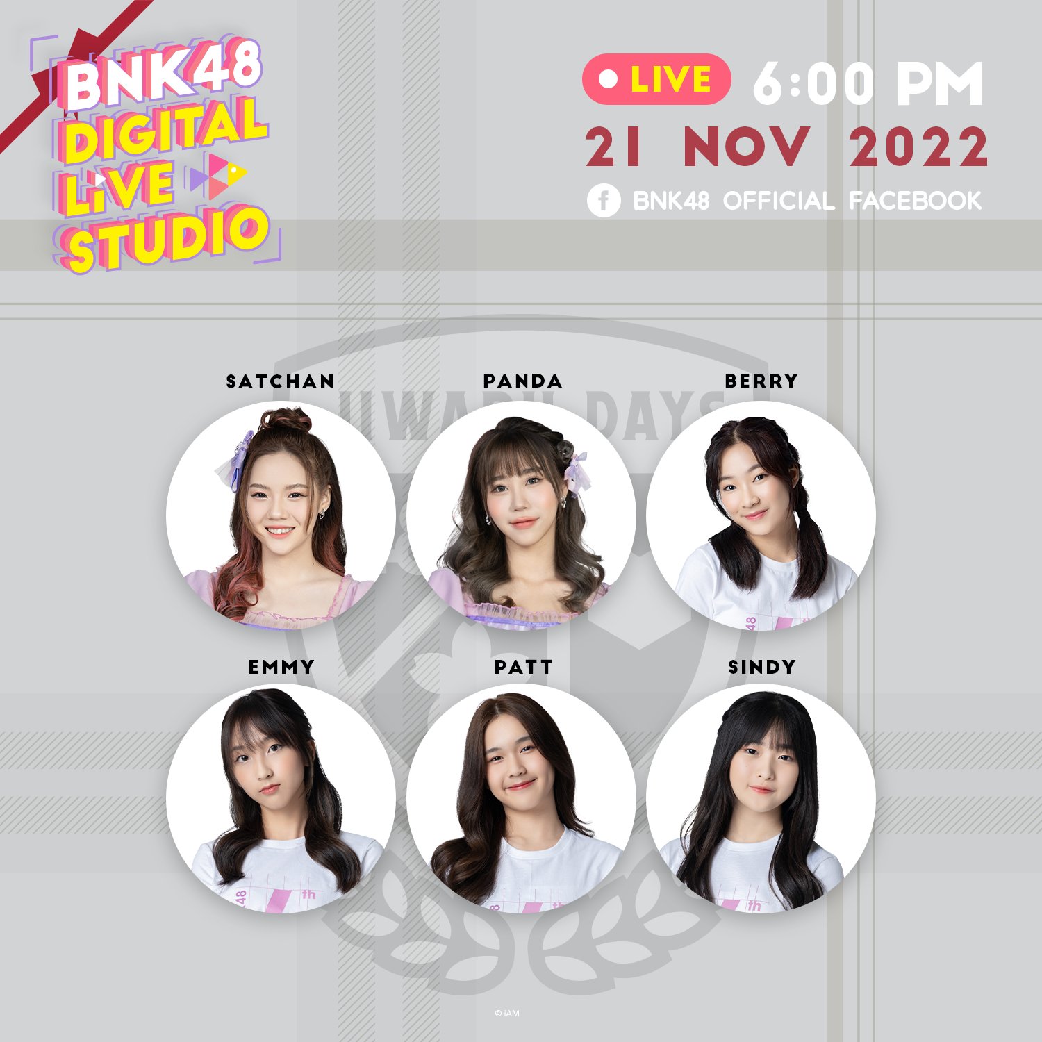 BNK48 #BNK48_Believers ☁️🌟 on Twitter: "[ #BNK48DigitalLiveStudio ] 21 พฤศจิกายน 2022 เวลา 18:00 ...
