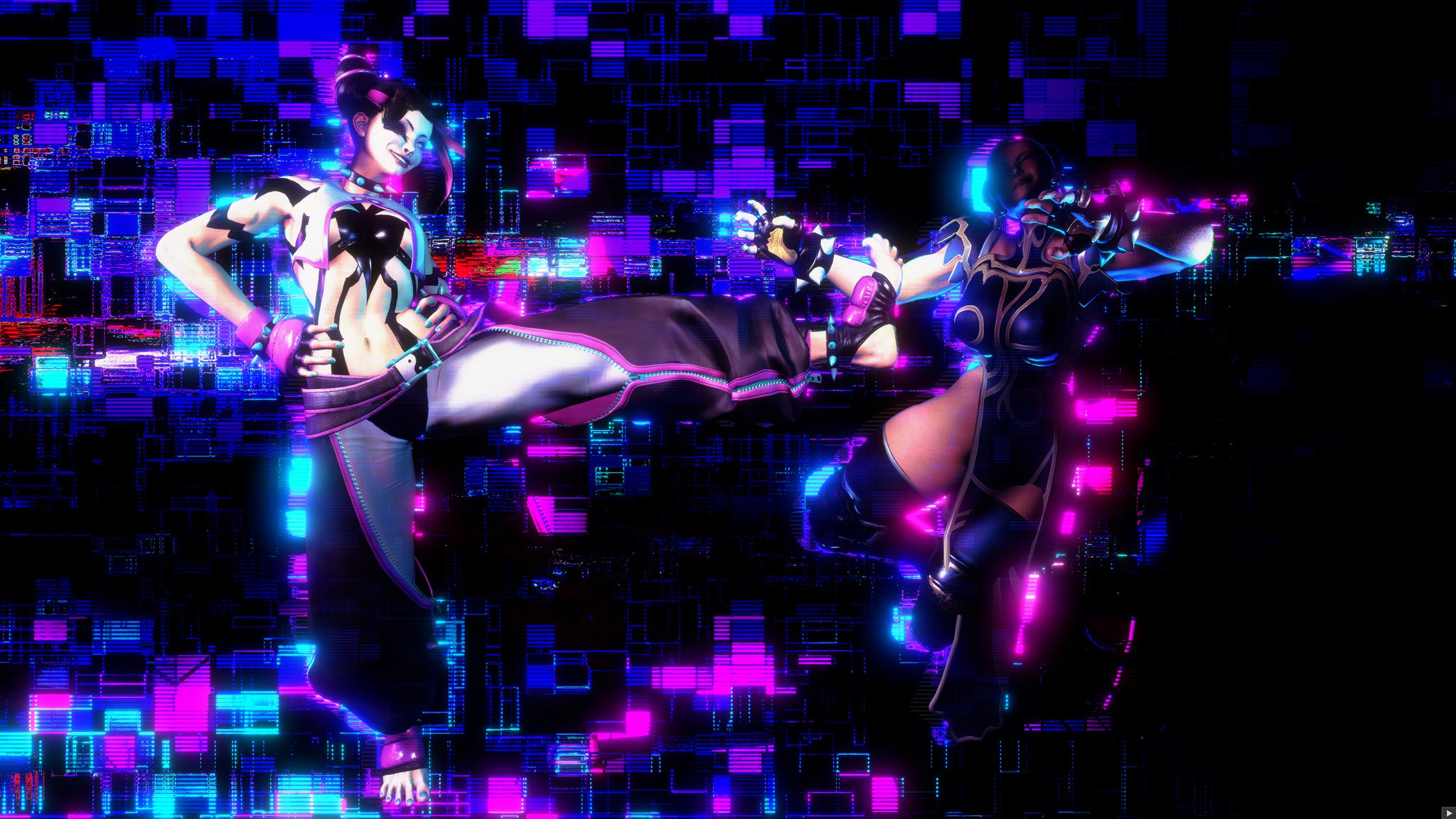 Akaranger on Twitter: "Juri CA #StreetFighter6 #Juri #Jurihan #SF6_Juri #SF6_Chunli #Chunli # ...