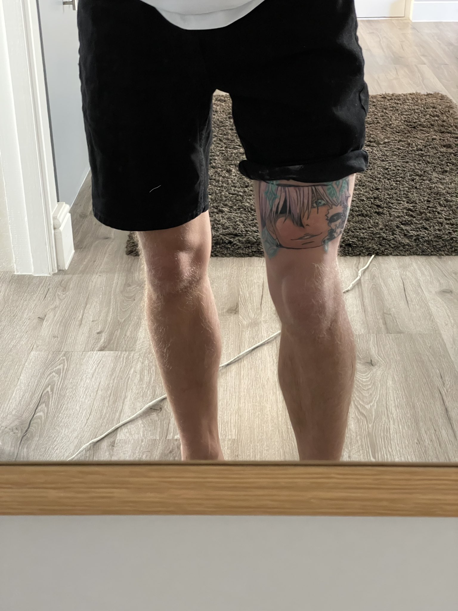 Dane Staples On Twitter Gojo Sensei Leg Piece And Sexy No Jutsu” Naruto Waifu 😋 Happy Anime