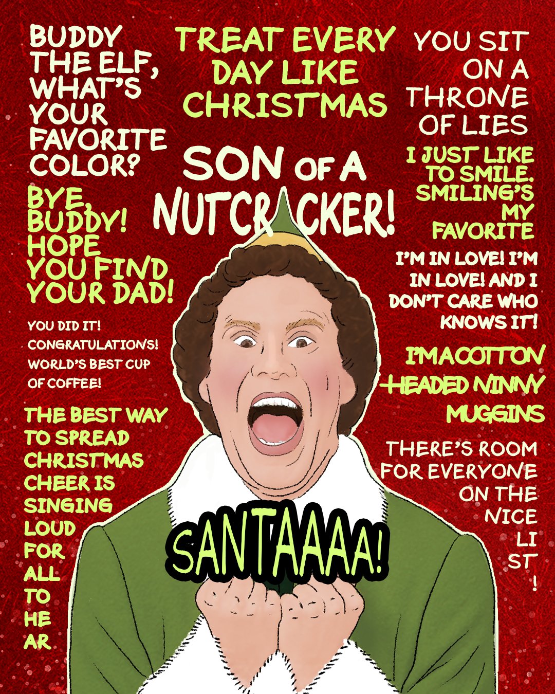 Buddy The Elf Whats Your Favorite Color