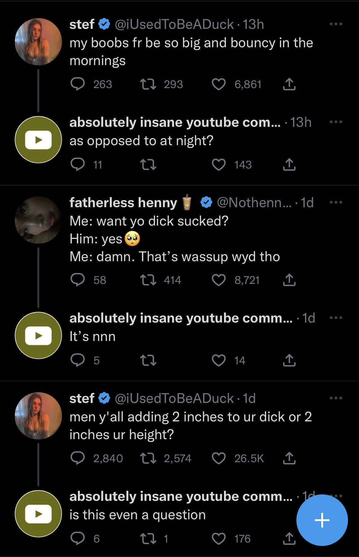 Gimmick Accounts Being Annoying Posting Ls On Twitter This Is Not An