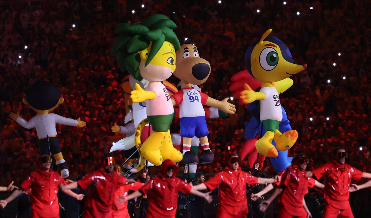 Fuleco brilha na abertura da Copa e anima a torcida brasileira 💛💚 Veja ...