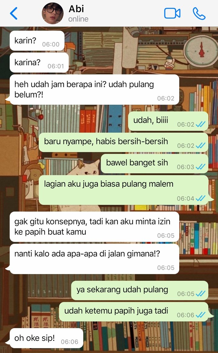 sam on Twitter: "5. curhat kpd abim alias abi https://t.co/5Vb8U7cN1I" / Twitter
