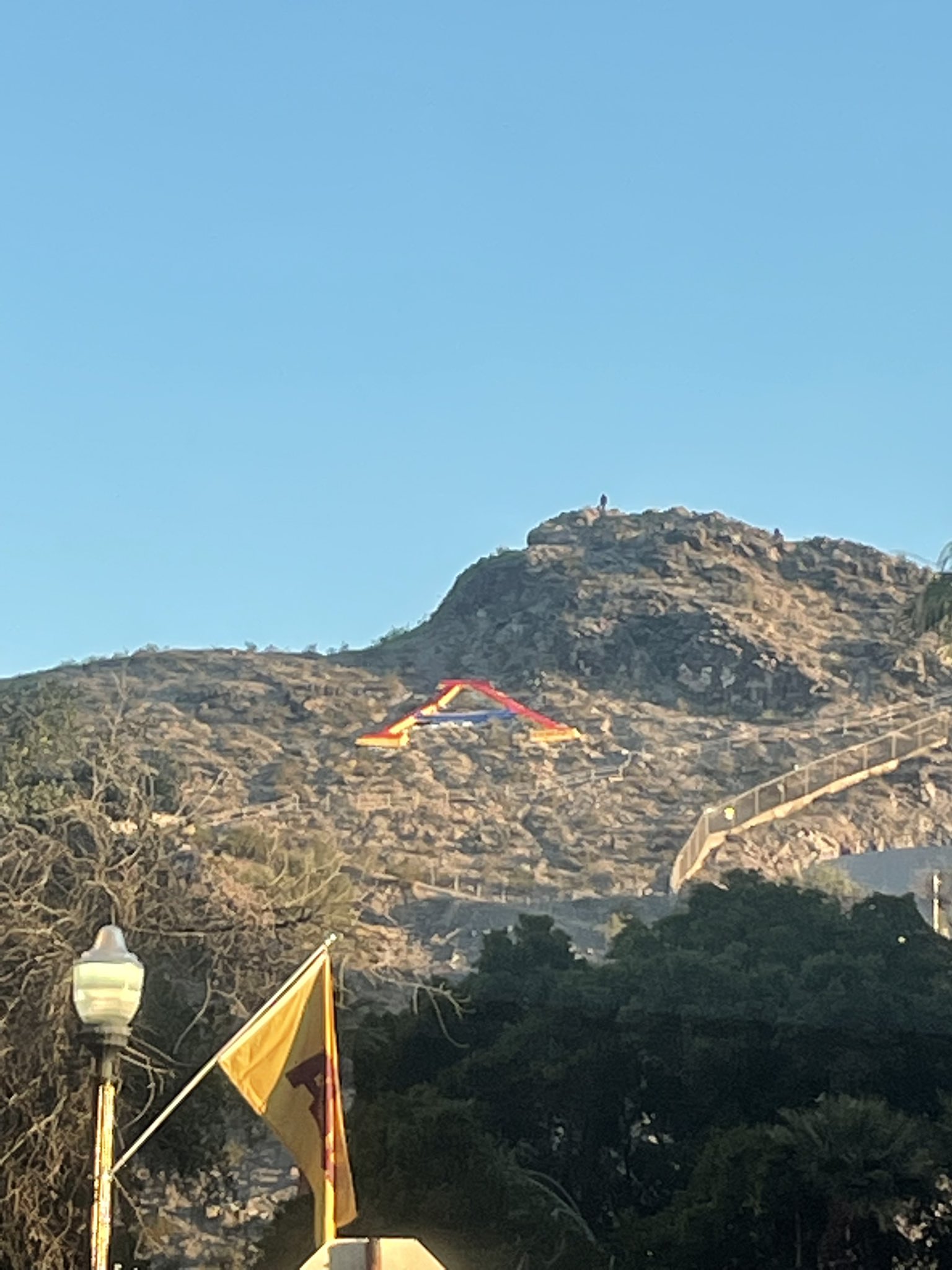 Patrick Robles on Twitter: "Got sent this pic this morning! Some Wildcat fans painted ASU’s ‘A ...