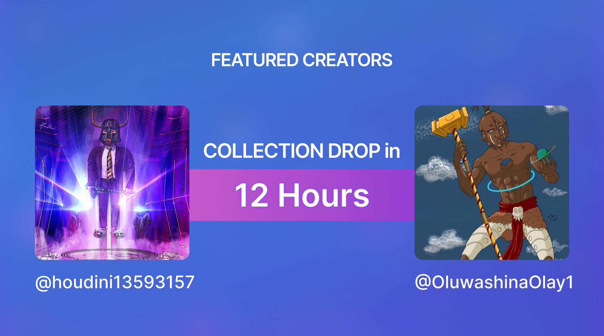 Clout.art on Twitter: "12 more hours until the drop! 💥 ️https://t.co/iVPIF7hDq4 @houdini13593157 ...