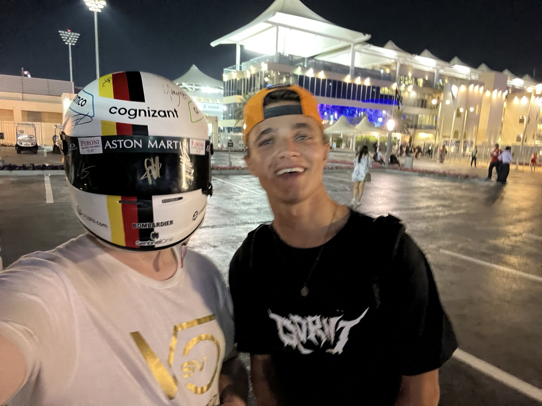 Dean™ on Twitter: "Thank you Lando kept saying hi Seb bye Seb 😆😆 https://t.co/yhngAwbMkj" / Twitter