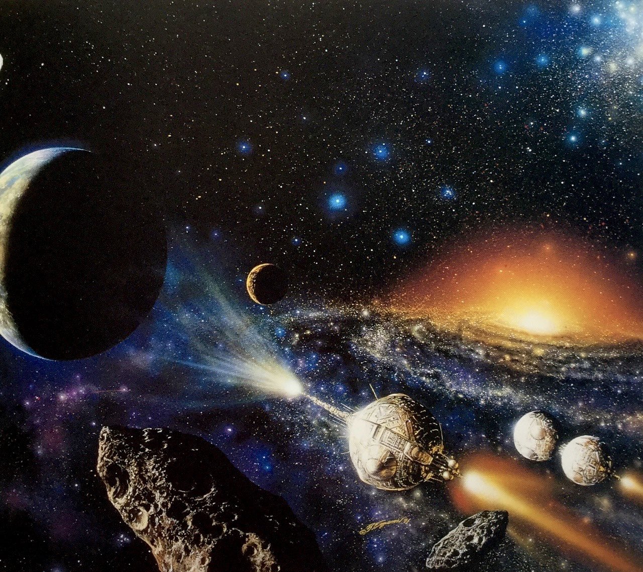 SciFi Art on Twitter: "RIP to sci-fi royalty Greg Bear Aug 20 1951 – Nov 19 2022 Art for Greg ...