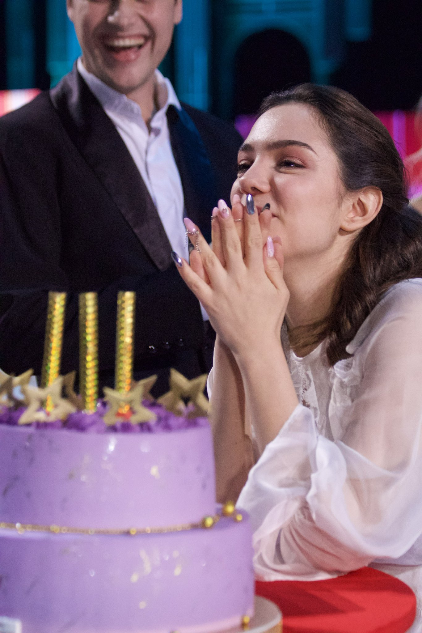 Team.Moonbear on Twitter: "с нашим праздничным тортиком🥰 #евгениямедведева #evgeniamedvedeva ...