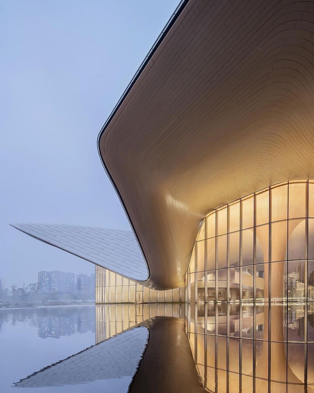 Parametricarchitecture On Twitter Designed By Csd Design The Chengdu Tianfu Art Museum And