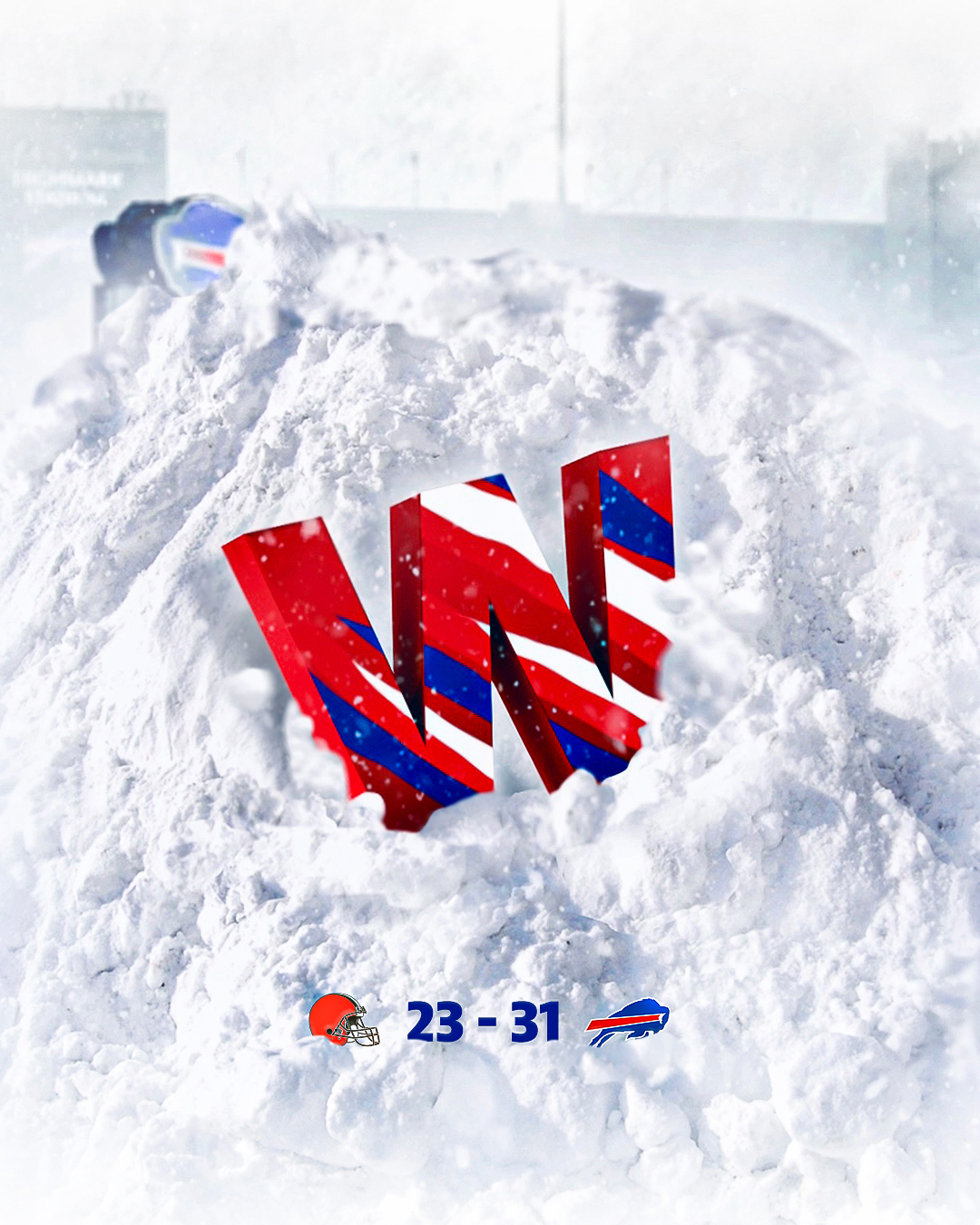 Buffalo Bills Snow Logo Bills Vs. 49ers: Video And Images From The