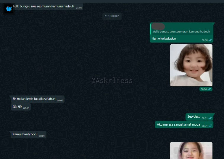 Askrlfess on Twitter: "[askrl] aku sama dia beda 9 tahun. malah sama adik bungsunya aja masih ...