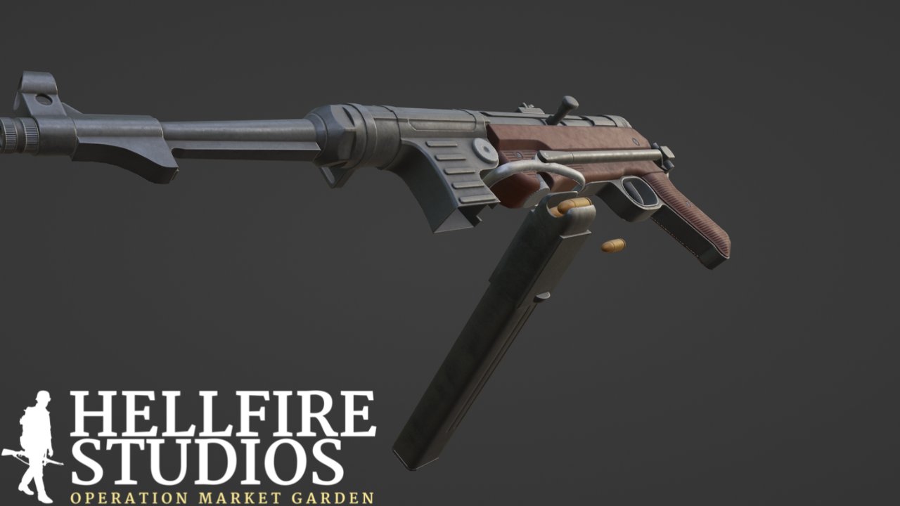 HellFire Studios on Twitter: "MP40 Textured & Modelled! Only available to a select few roles in ...