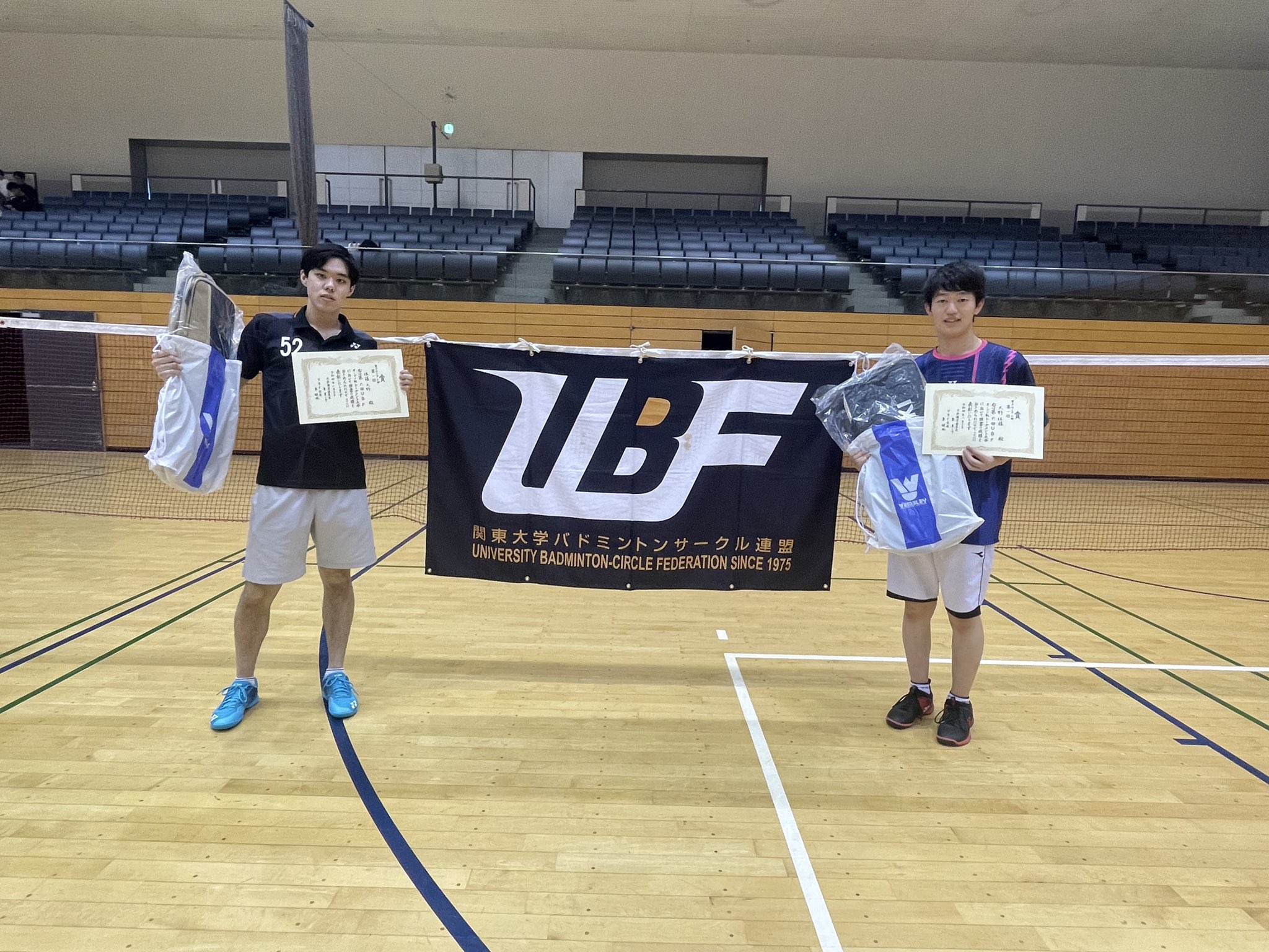 UBF on Twitter: "《第6回UBFオープン戦 結果》 8/30(火) 女子2部 1位 宮下・岡(筑波2・筑波2) 2位 神谷・安田(ちょこ1・ちょこ 1) 3位 浅沼・齋藤(日生 ...