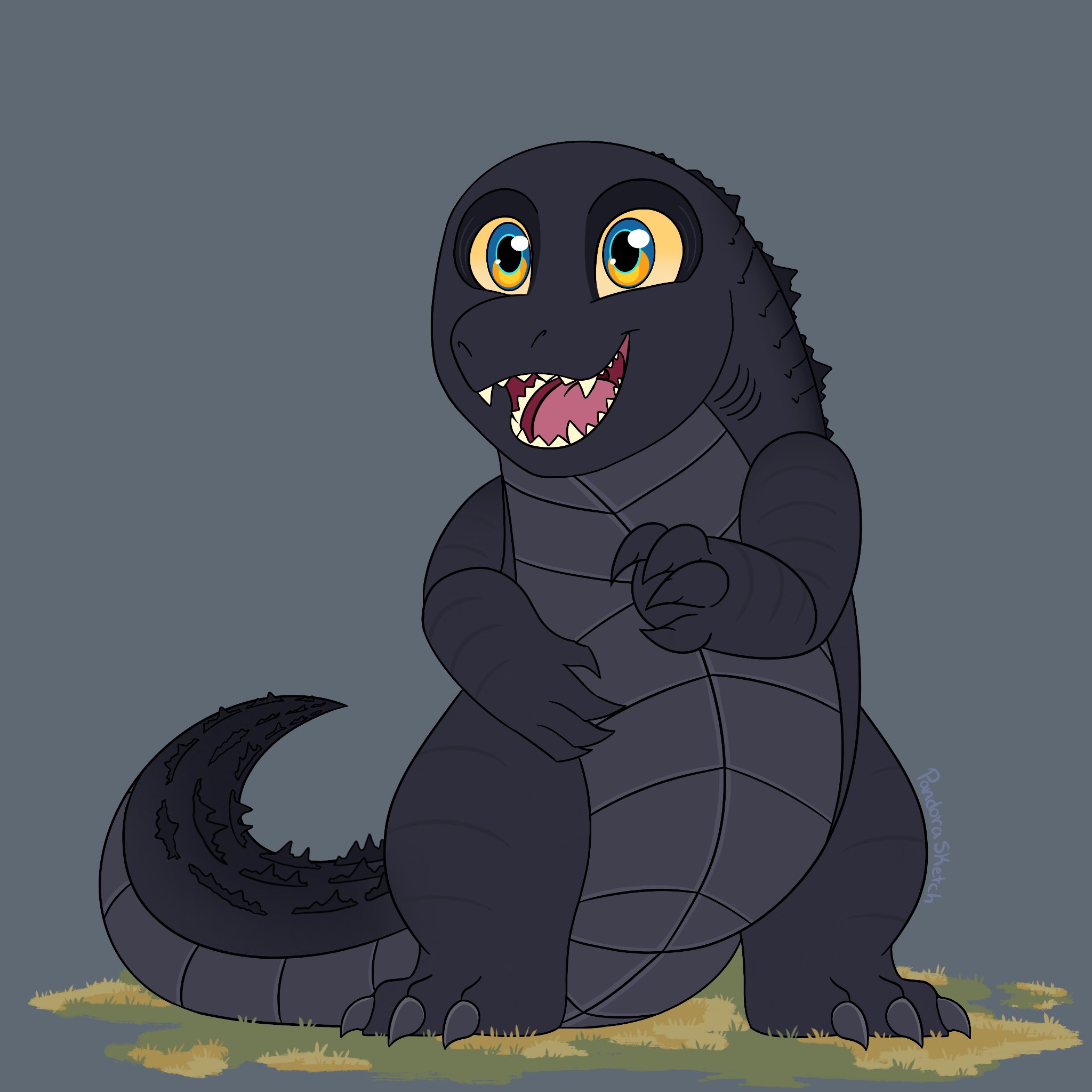 Little Godzilla Drawing