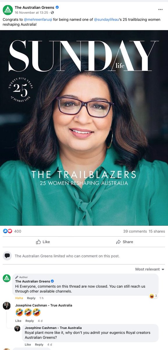 The Royal Greens: The factual evidence triggers the Australian Greens ...