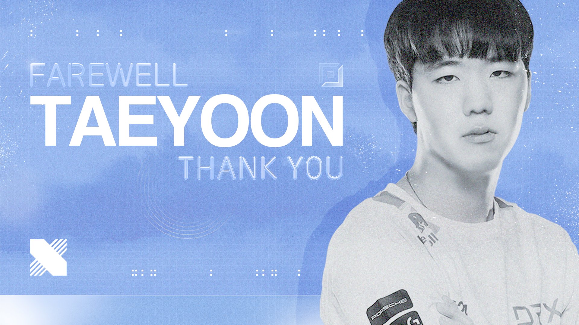 Worlds 2022 Champions DRX on Twitter: "DRX announces the departure of Kim ‘Taeyoon’ Tae-yun by ...