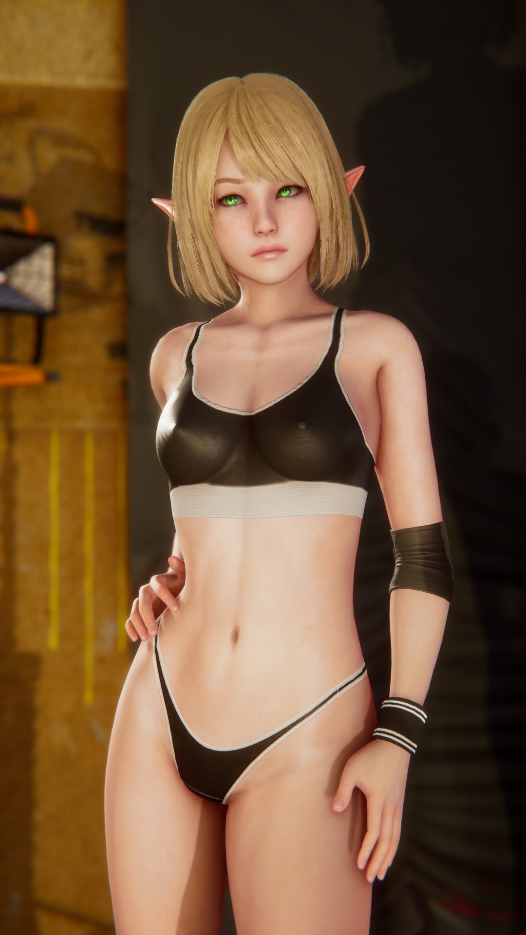 GGAdams on Twitter: "Evely is always serious with her workout #ハニーセレクト2 #HoneySelect2 #3DCG # ...