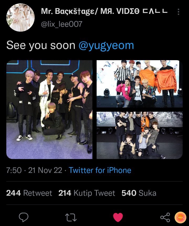 ahgaland ON! on Twitter: "🐍 see you soon yugyeom tapi fotonya got7 ot7 🤡 https://t.co/kdKdnMEsG7 ...
